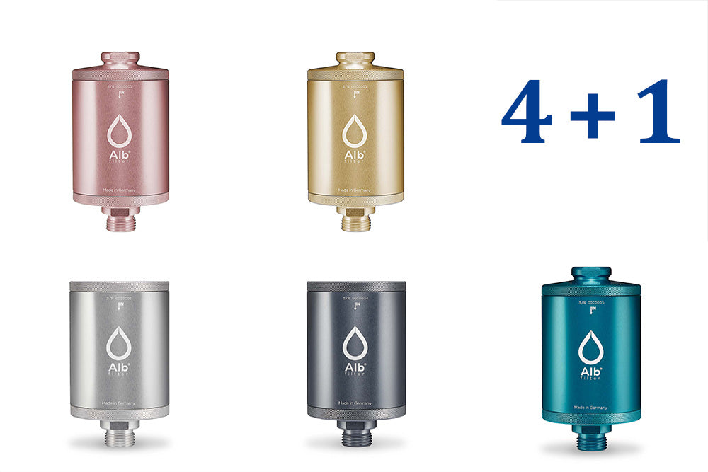 Alb Shower Filter (BUY 4 Get 1 Free) (Silver - Titanium- Champagne- Ro ...